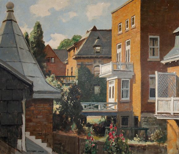 Bonhams : Richard Jack, RA, RI, RP (British, 1866-1952) Houses, Montreal