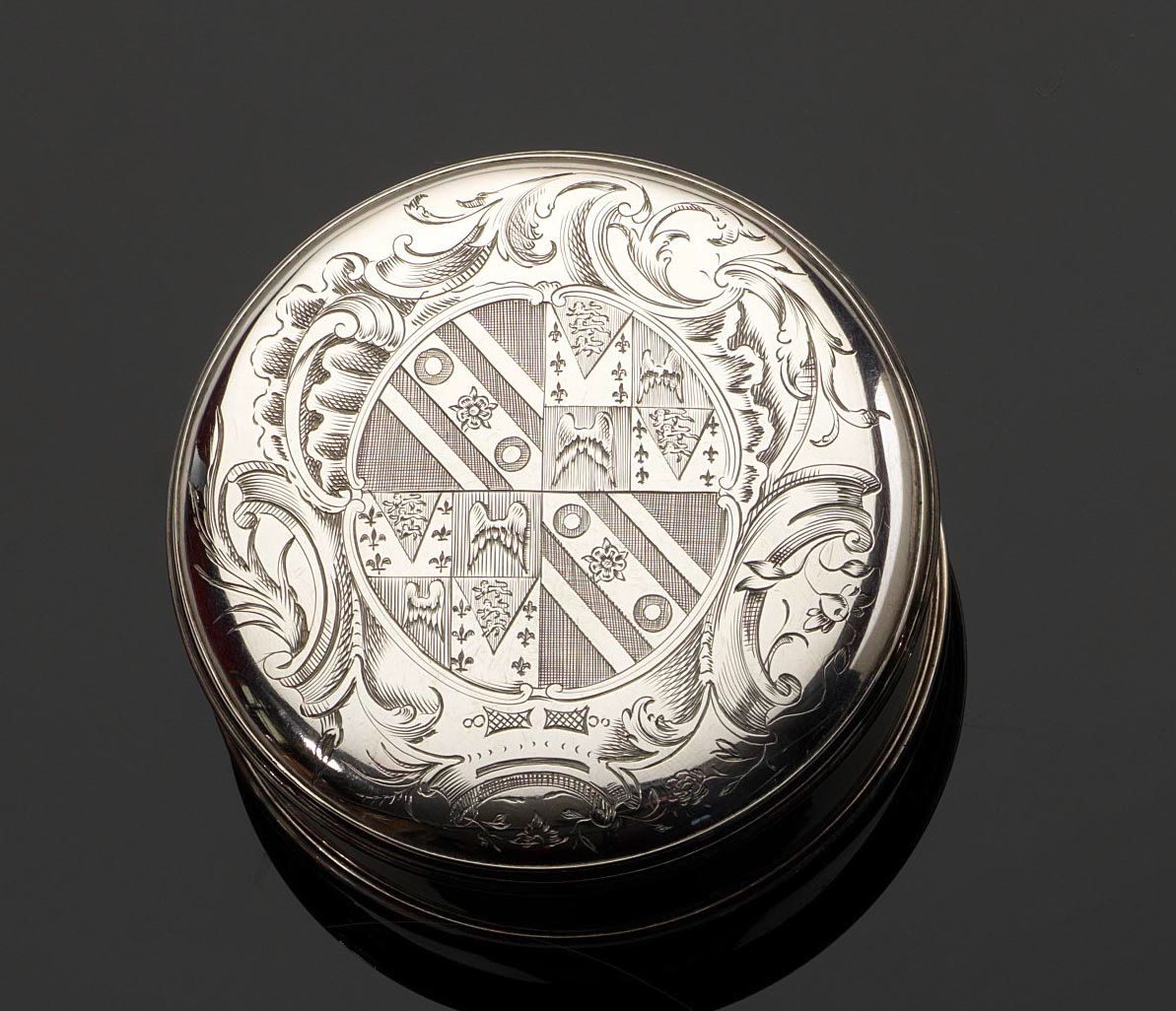 Bonhams : A George III Irish silver Freedom box, maker's mark only, W C ...