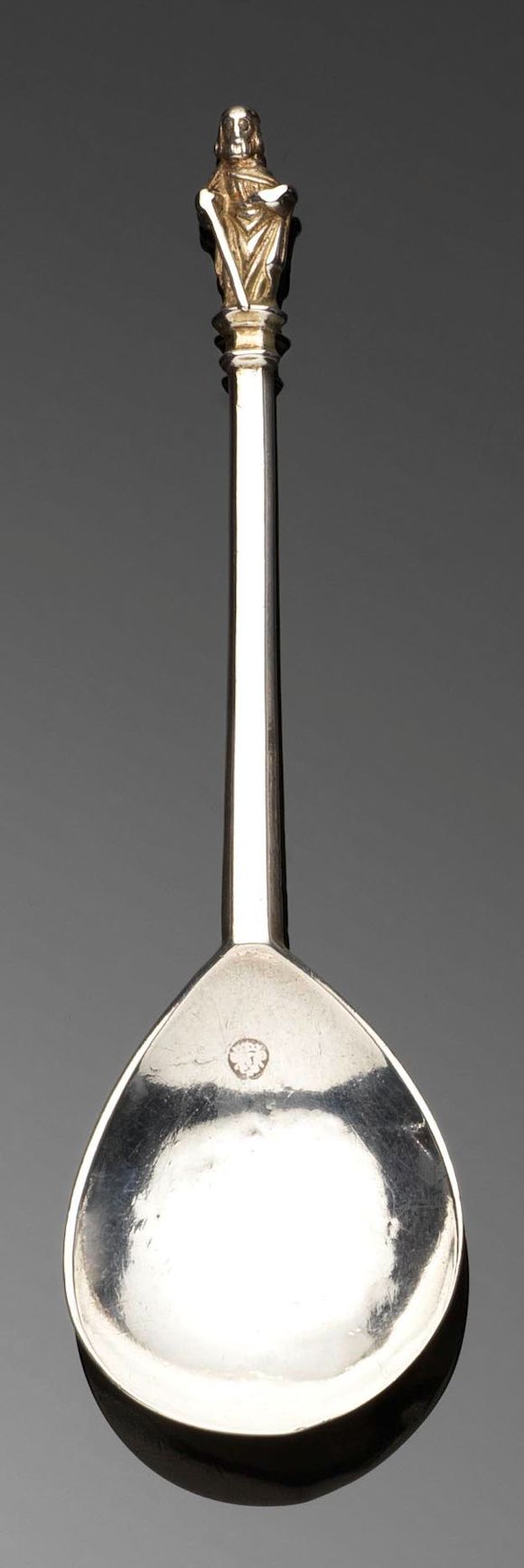 Bonhams : An Edward VI silver apostle spoon, St Thomas, by Nicholas ...