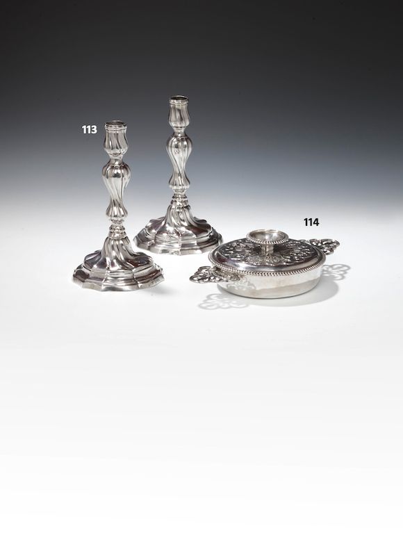 Bonhams : An 18th century Italian silver ecuelle and cover, stamped IHS ...