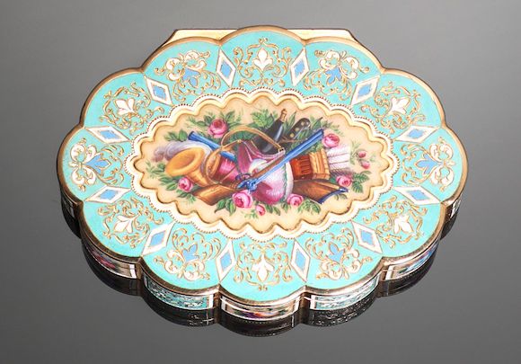 Bonhams : An early 19th century Swiss 'Turkish Market' gold and ...