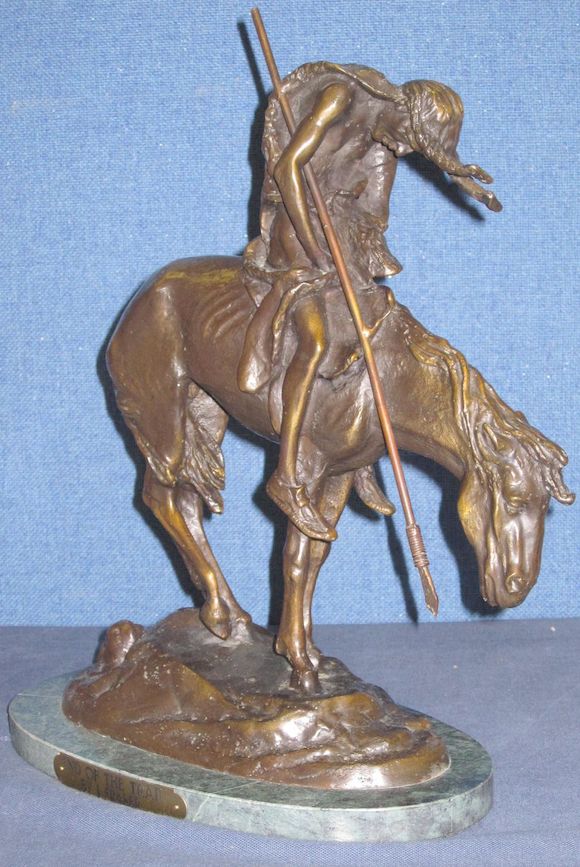 Bonhams : After James Earle Fraser, End of the Trail, sculpture