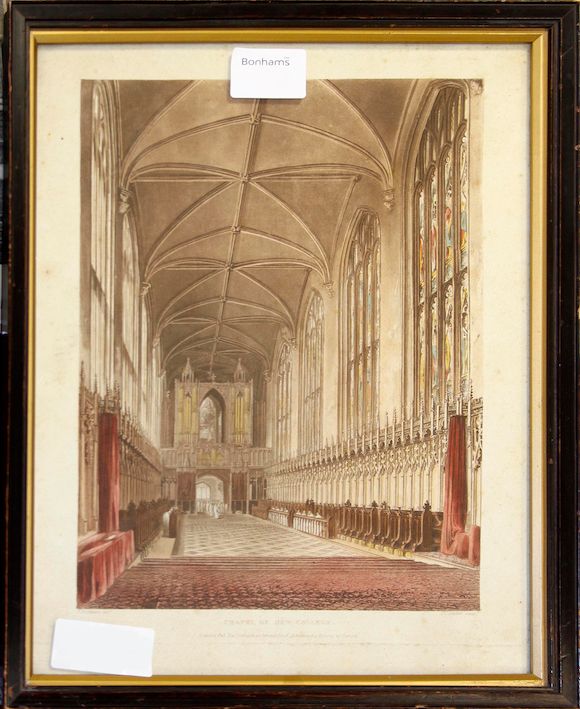 Bonhams : A quantity of prints of Oxford colleges and topographical ...