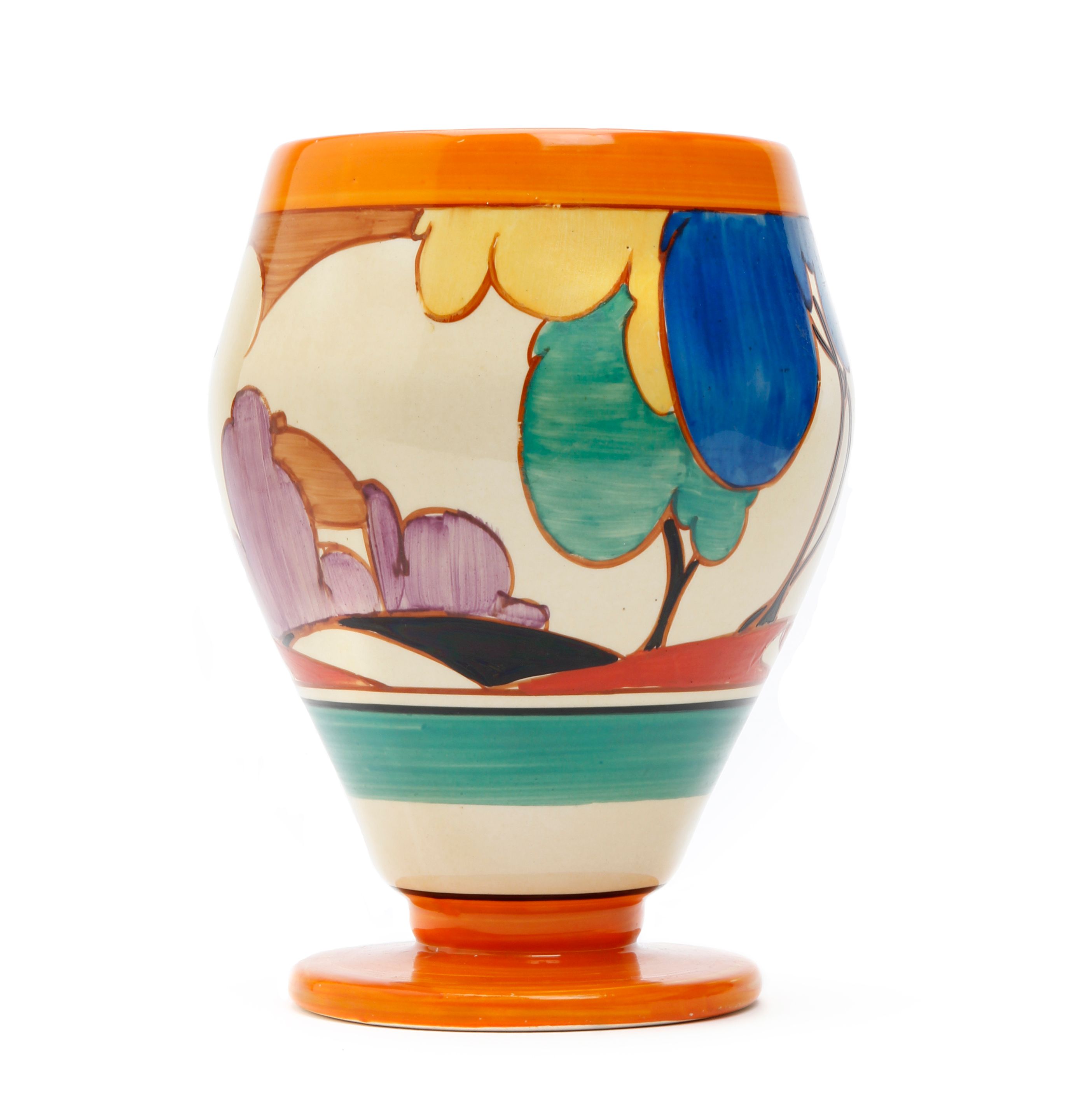 Bonhams : A Clarice Cliff 'Autumn' pattern Fantasque Bizarre vase Circa ...
