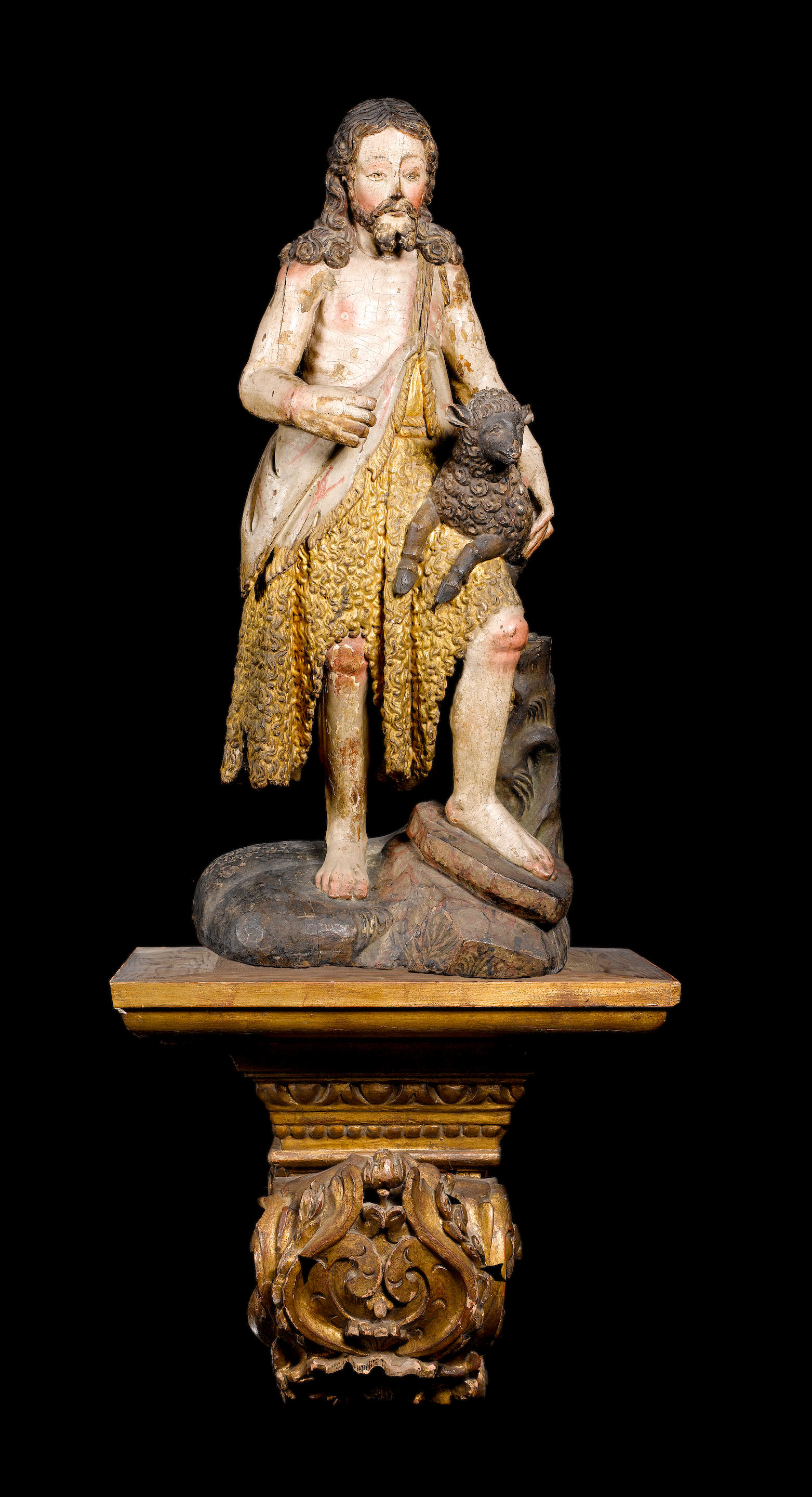 Bonhams A Spanish Late 17th Early 18th Century Carved Wood Parcel