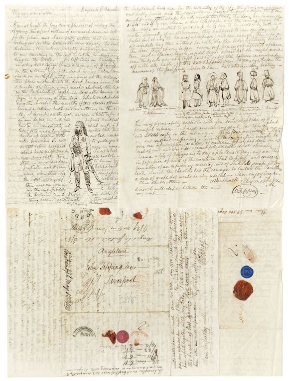 Bonhams : MIDDLE EAST. Papers of William Tipping, comprising a series ...