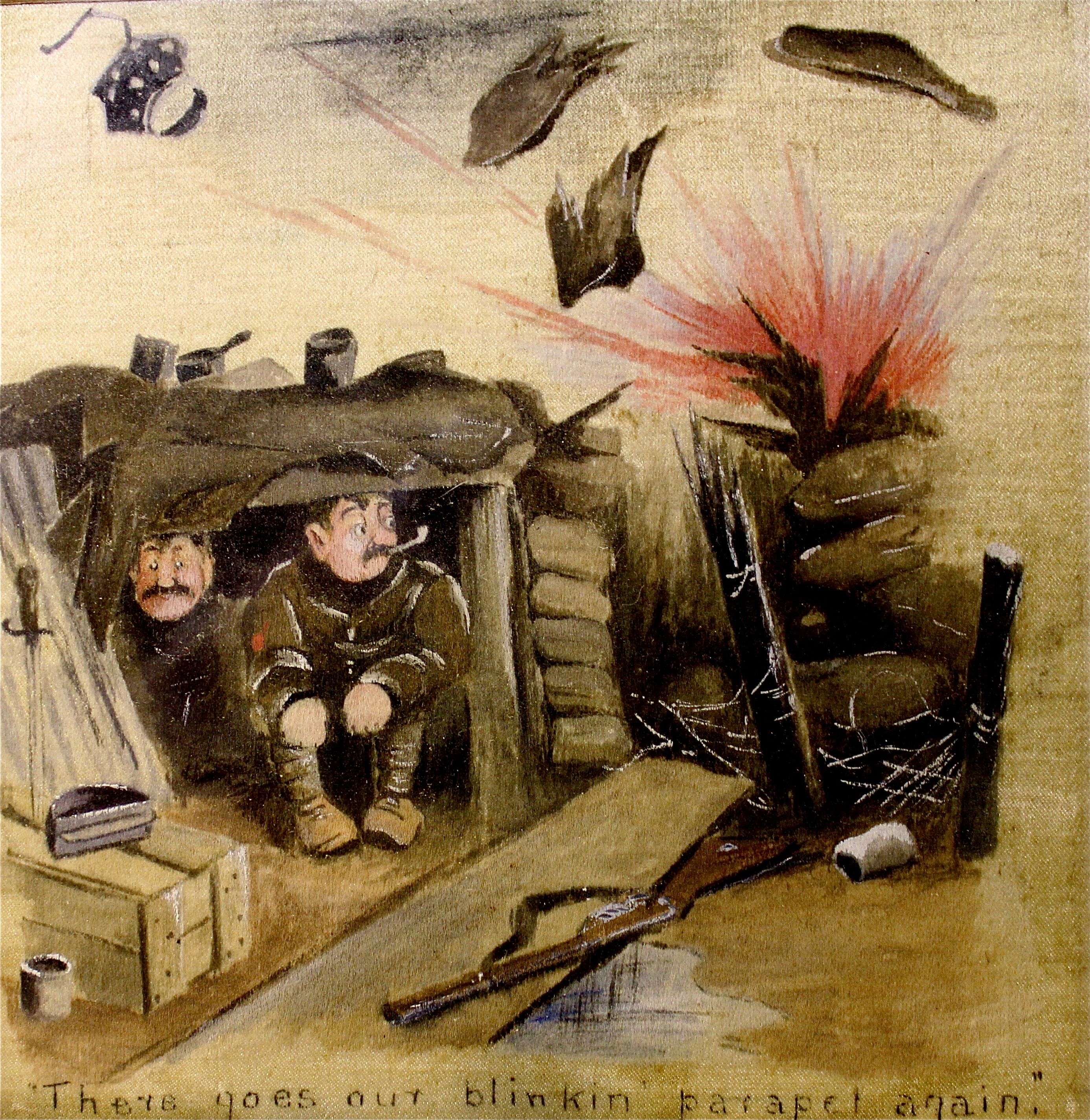 Bonhams : After Bruce Bairnsfather Six cartoons of First World War One ...