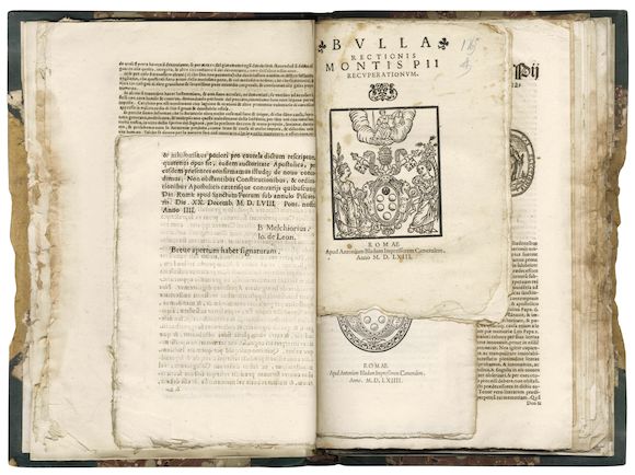 Bonhams : PAPAL BULLS A large collection of papal bulls and letters ...