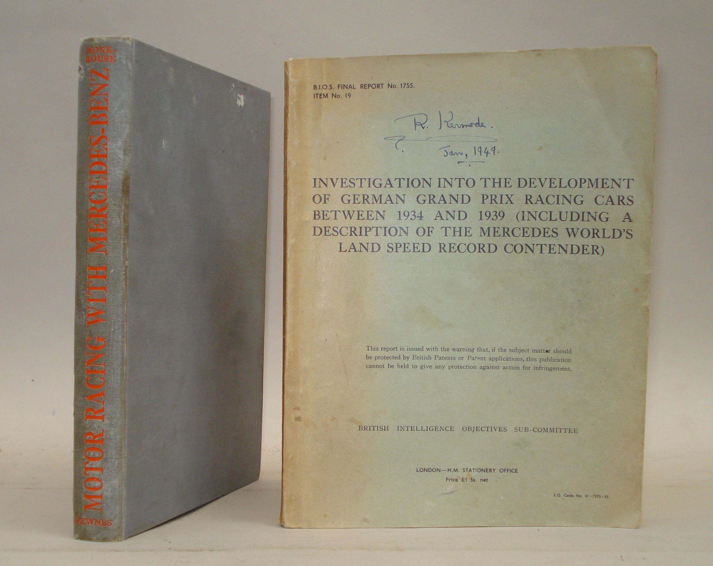 Bonhams Cars : Cameron Earl: Investigation in to The Development of ...