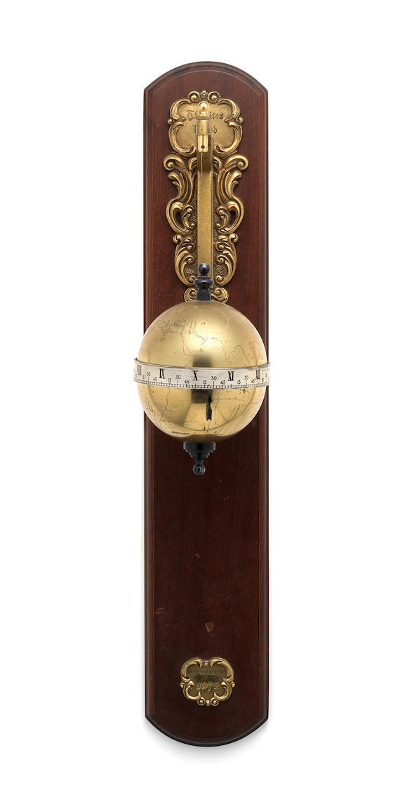 Bonhams : A 1970's falling ball timepiece Thwaites & Reed