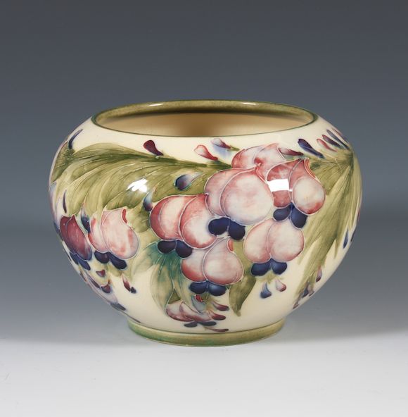 Bonhams : A Macintyre 'Wisteria' vase designed by William Moorcroft