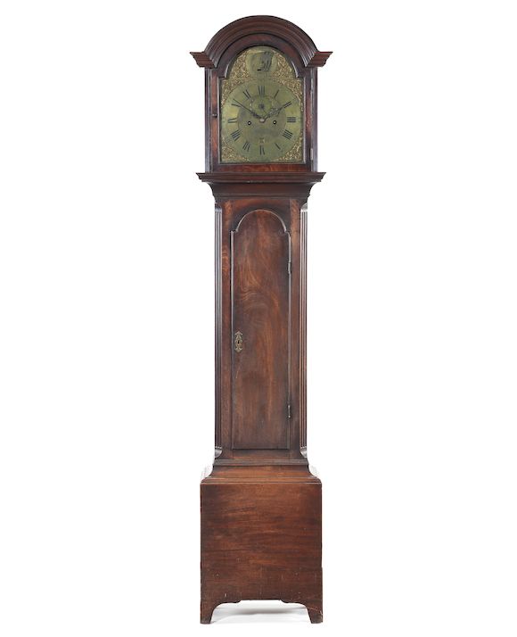 Bonhams : An early 19th century mahogany longcase clock Henry Raworth ...