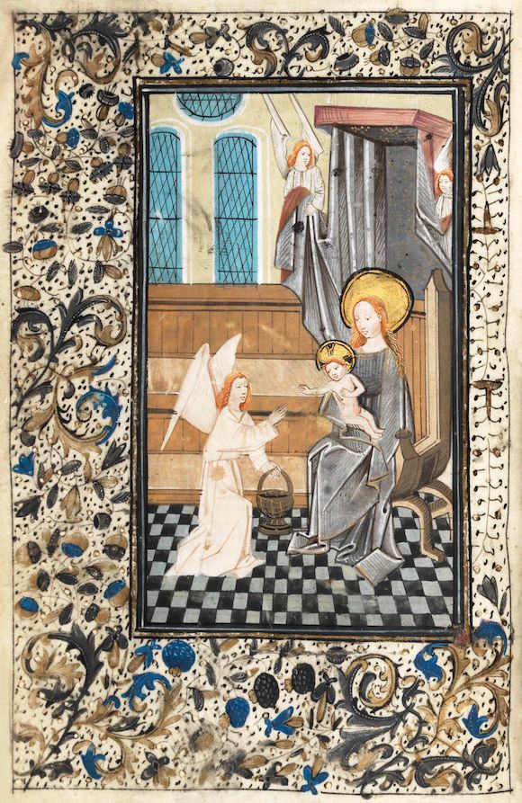 Bonhams : ILLUMINATED BOOK OF HOURS, use of Rome, in Latin. Illuminated ...