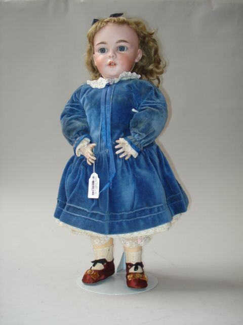Bonhams : Large Simon & Halbig 1279 character bisque head doll