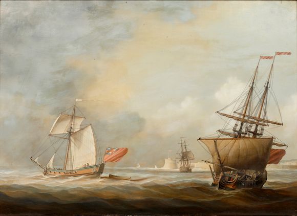 Bonhams : Louis Dodd (British, born 1943) Sailing vessels outside of ...