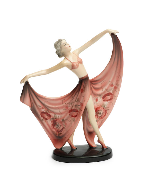 Bonhams Dakon For Goldscheider A Model Of A Dancing Girl Circa 1925