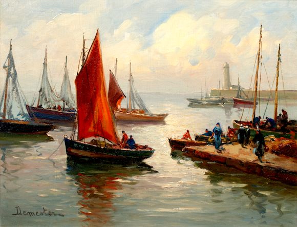 Bonhams : Eugène Demester (French, 20th century) Golfe Du Morbihan ...
