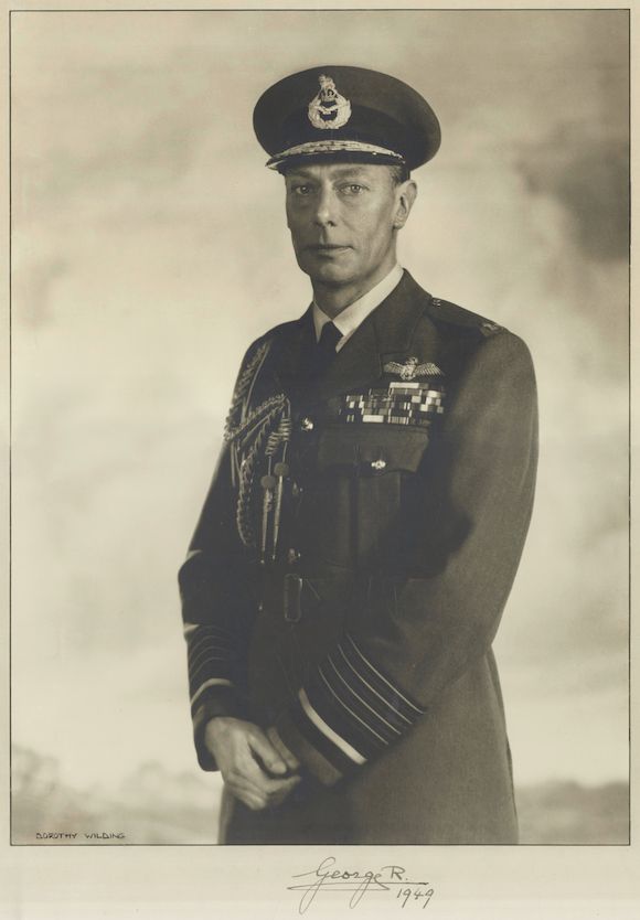Bonhams : ROYALTY A signed photograph of George VI by Dorothy Wilding