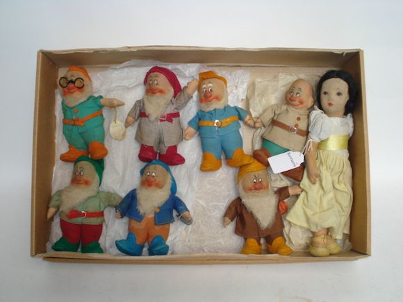 Bonhams : Chad Valley Snow White the Seven Dwarfs, 1930's