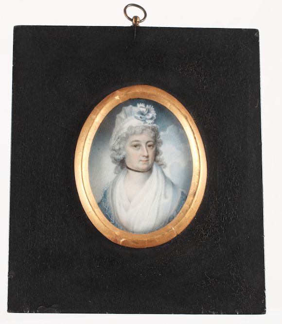 Bonhams : Circle of Thomas Hazlehurst (British, 1740-1821) A Lady ...