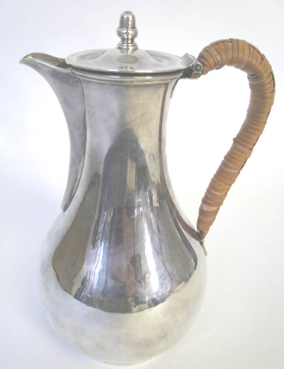Bonhams : A George III silver hot-water pot, by John Wakelin & William ...