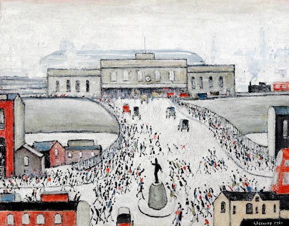 Bonhams : Laurence Stephen Lowry R.A. (British, 1887-1976) 'Station ...
