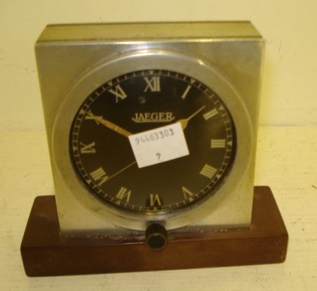 Bonhams : Jaeger - a 1930's aircraft clock, the circular black dial ...
