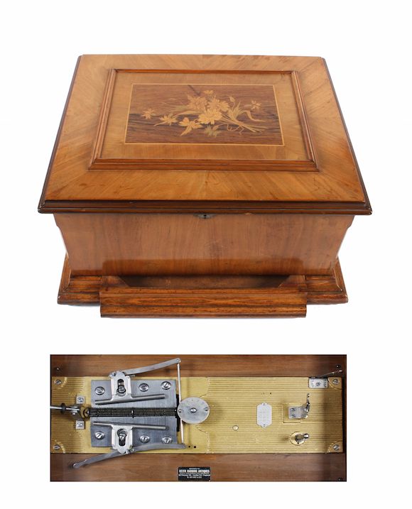 Bonhams : A Mira disc playing musical box by Mermod Freres, circa 1905,