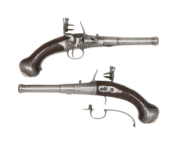 Bonhams : A Rare Pair Of 20-Bore Two-Shot Superimposed-Load Breech ...