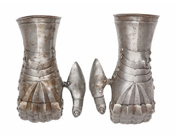 Bonhams : A Pair Of Early German Gauntlets