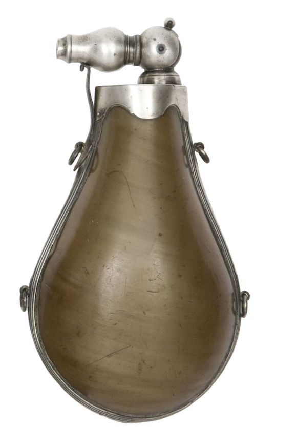 Bonhams : A French Silver-Mounted Powder-Flask For Flintlock Sporting Guns
