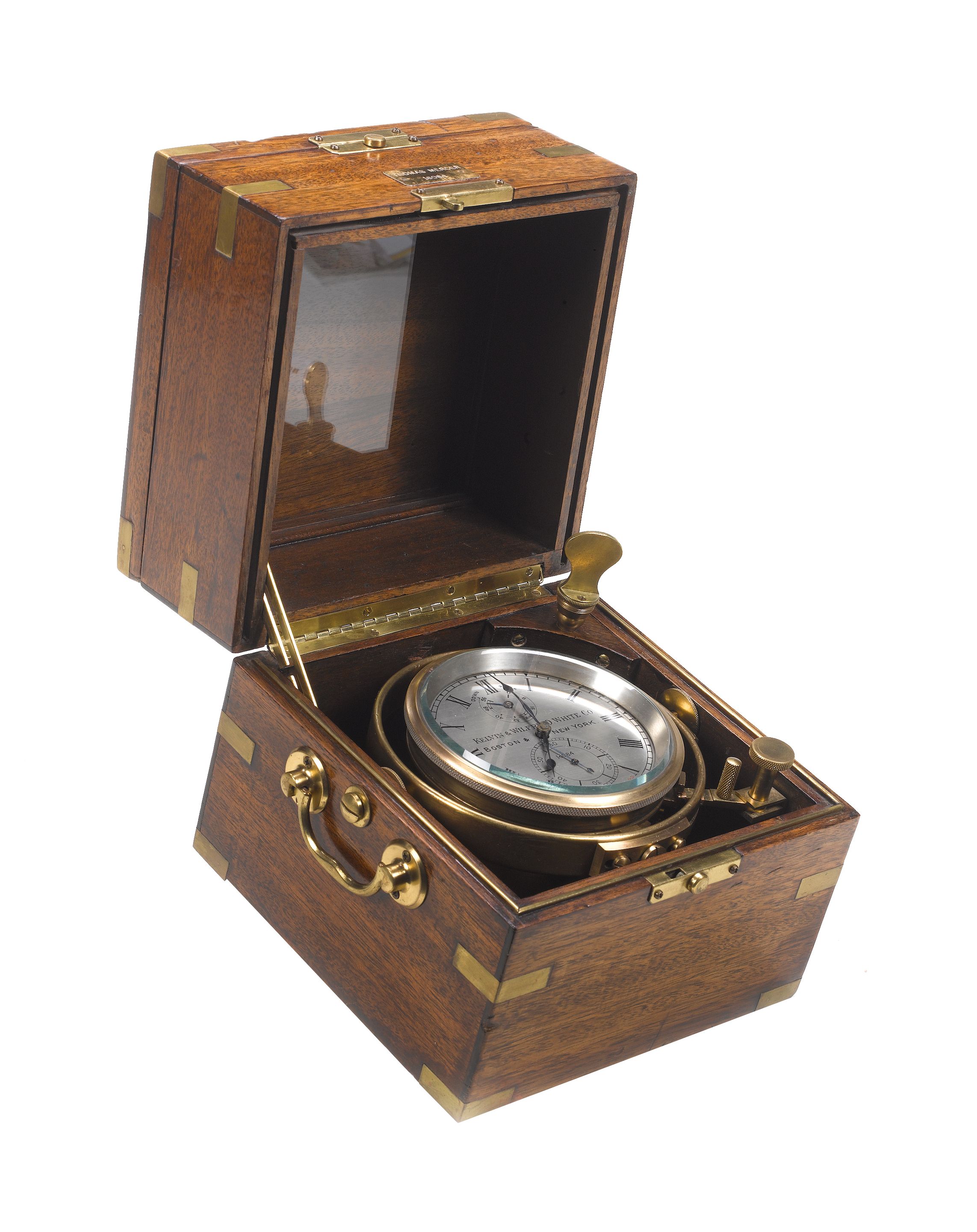 Bonhams : A 20th century two day marine chronometer Mercer 16084, for ...