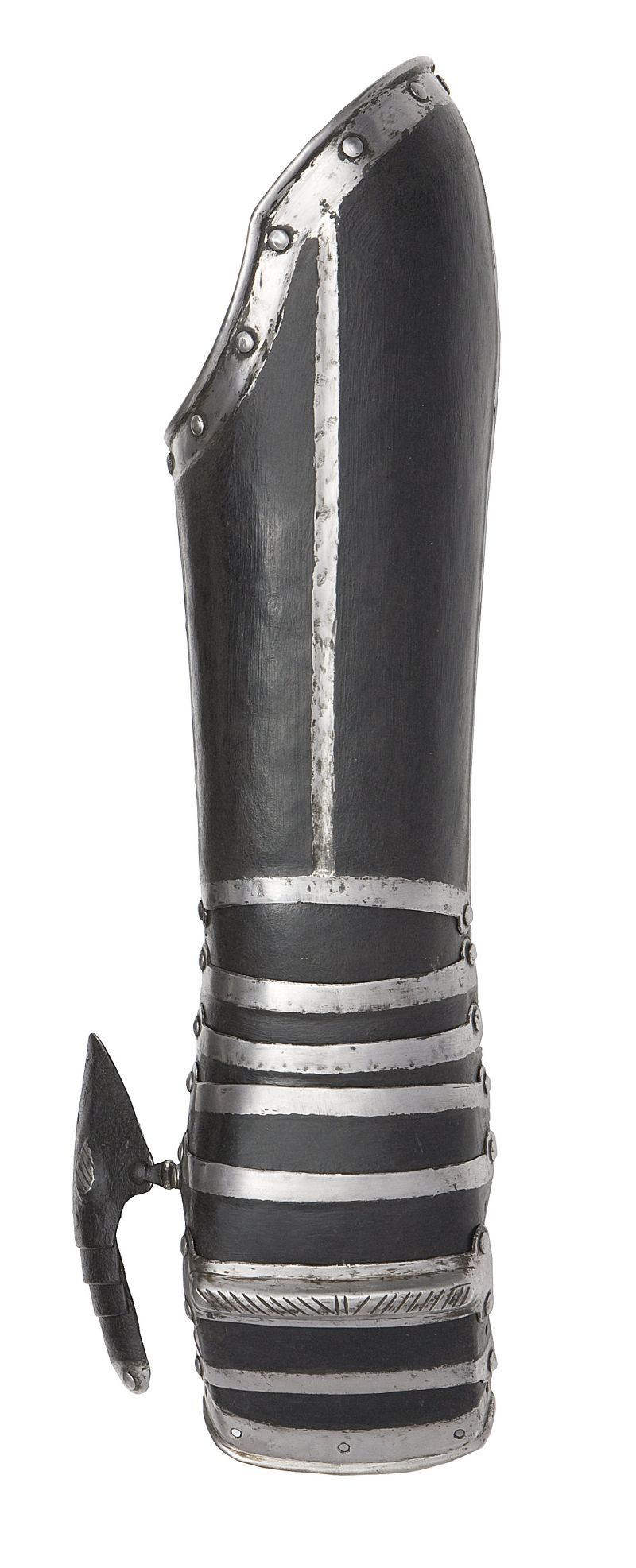 Bonhams : A German Black And White Bridle Gauntlet For The Left Arm