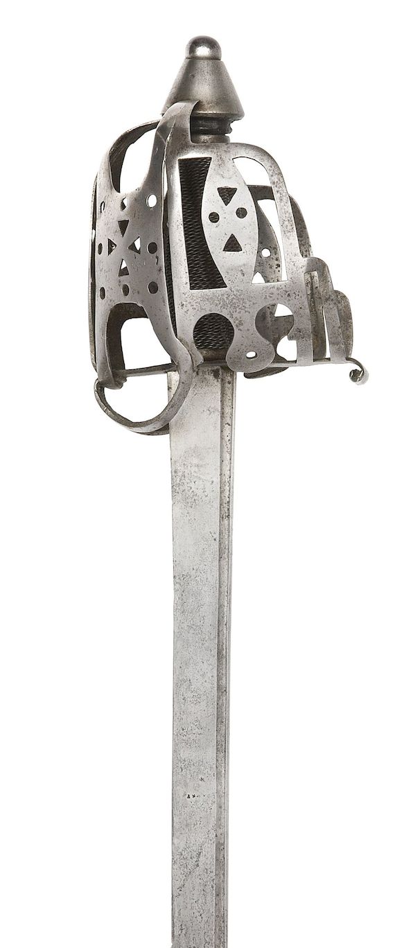 Bonhams : A Basket-Hilted Backsword Of The 42nd Royal Highland Regiment ...