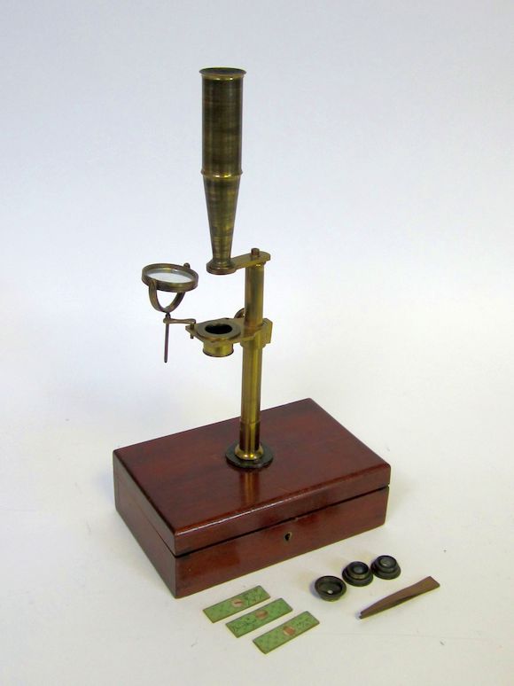 Bonhams : A Robert Field & Son Gould-type compound microscope, English ...