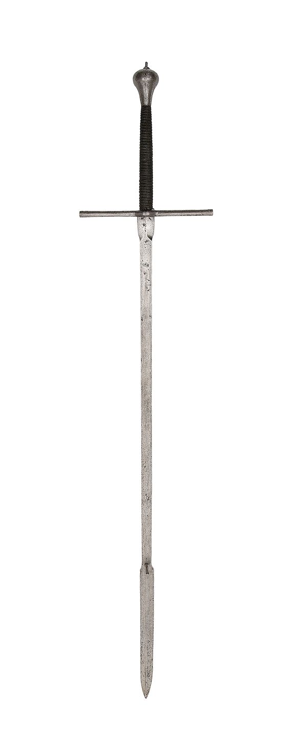 Bonhams : A Very Rare German Boar-Sword (Schwein-Degen)