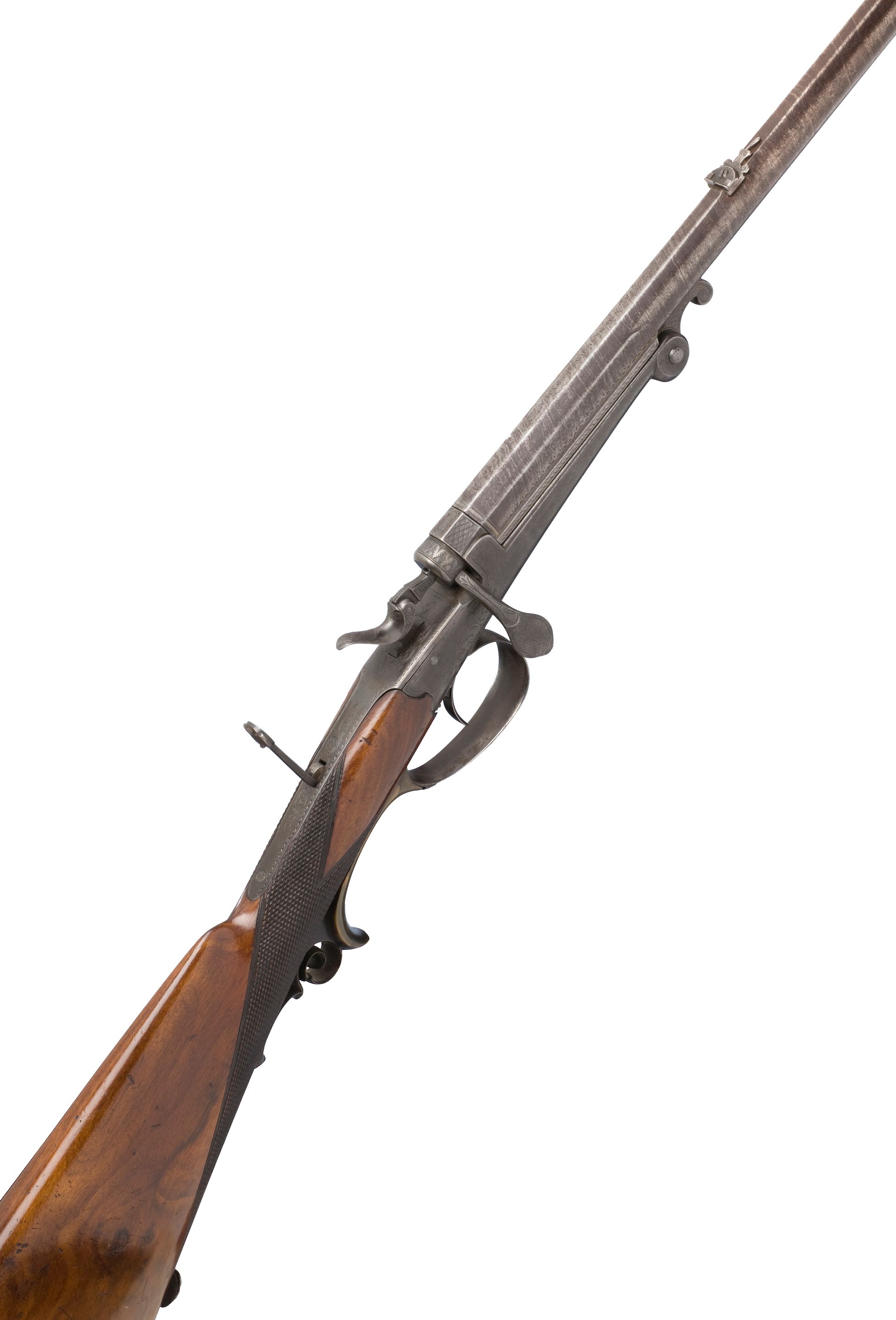 Bonhams : A Viennese Breech-Loading Needle-Fire Short Rifle Of Small Bore