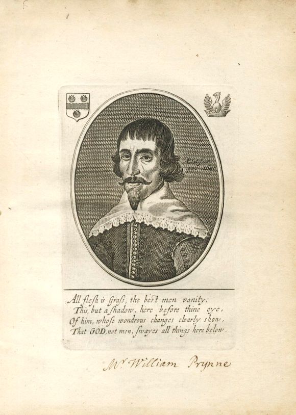 Bonhams : PRYNNE (WILLIAM) A New Discovery of the Prelates Tyranny in ...