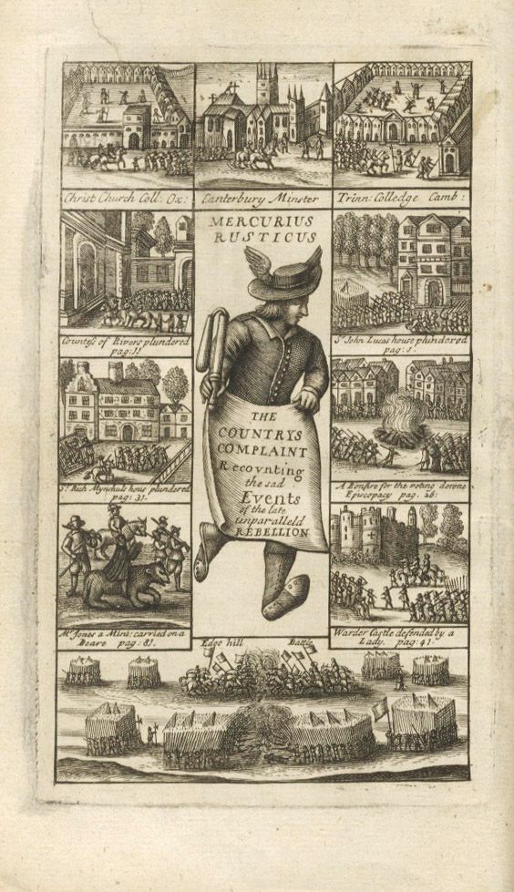 Bonhams : RYVES (BRUNO, and other] Mercurius Rusticus, 4 parts in one ...