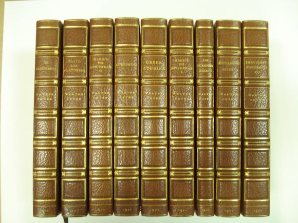 Bonhams : PATER (WALTER) The Works, 9 vol. (including Guardian Essays ...