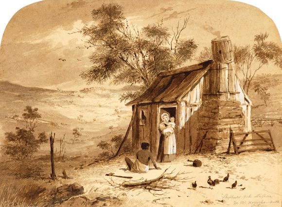 Bonhams : S.T. Gill (1818-1880) Collection of Five Watercolours c.1842