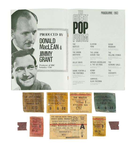 Bonhams : A programme for The Beatles and The Rolling Stones at 'The ...