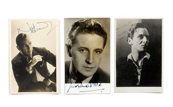 Bonhams : British Stars: An album containing autographed photographs of ...