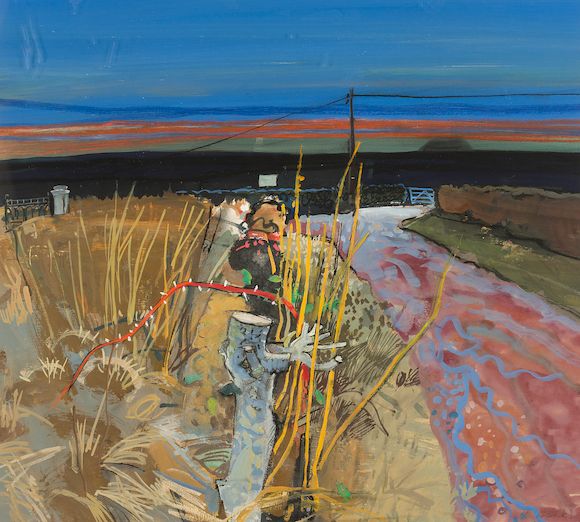 Bonhams : Duncan Shanks RSA RSW (British, born 1937) 51 x 57 cm. (20 1/ ...