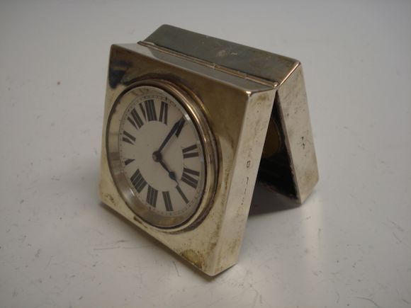 Bonhams : A Victorian desk time piece/barometer by George Ricketts ...