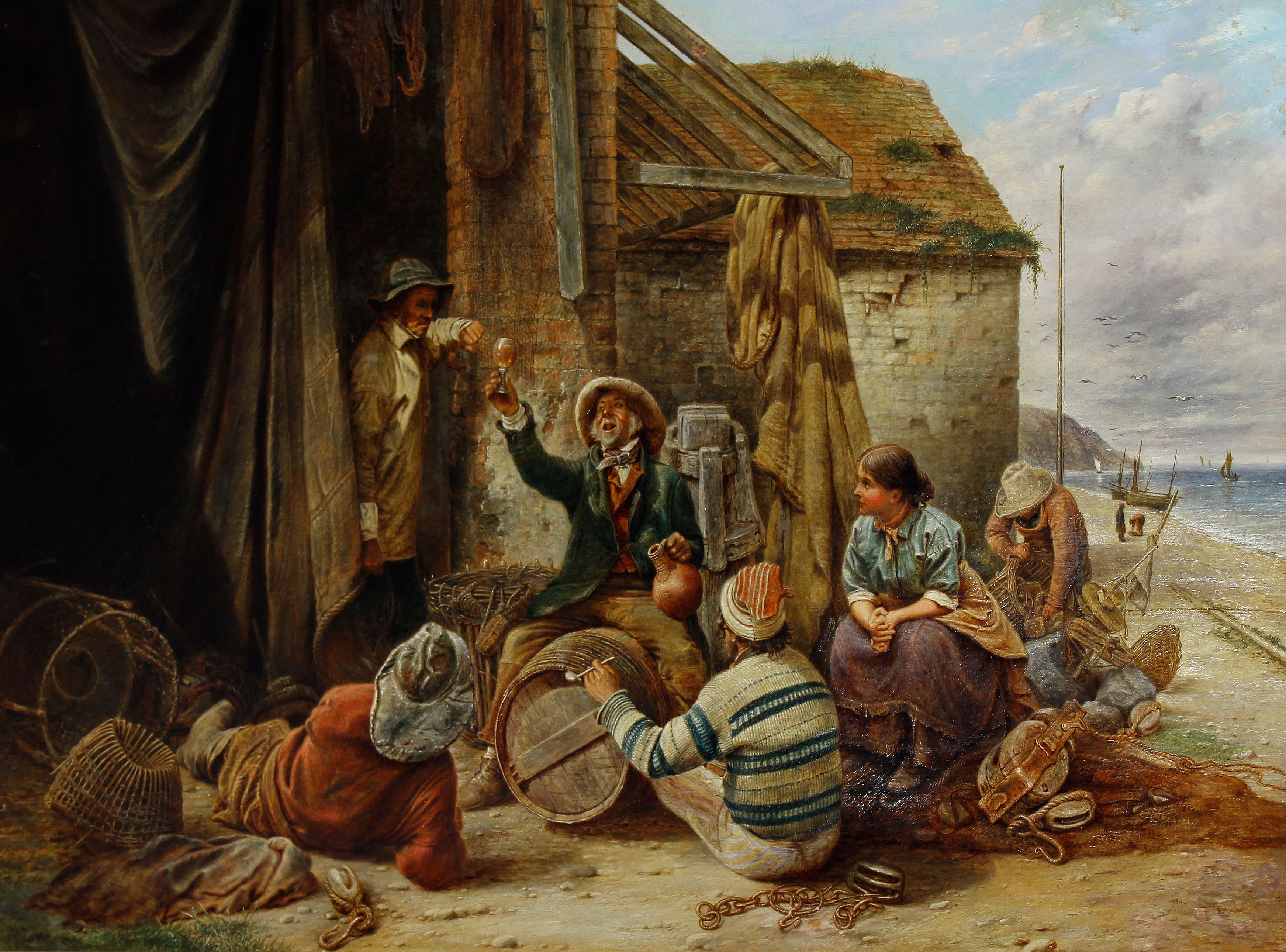 Bonhams : William H. Ward (British) The storyteller