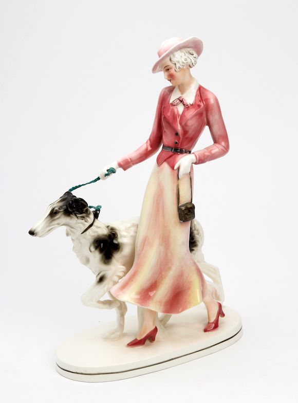 Bonhams : A Katzhutte Art Deco figure Circa 1930