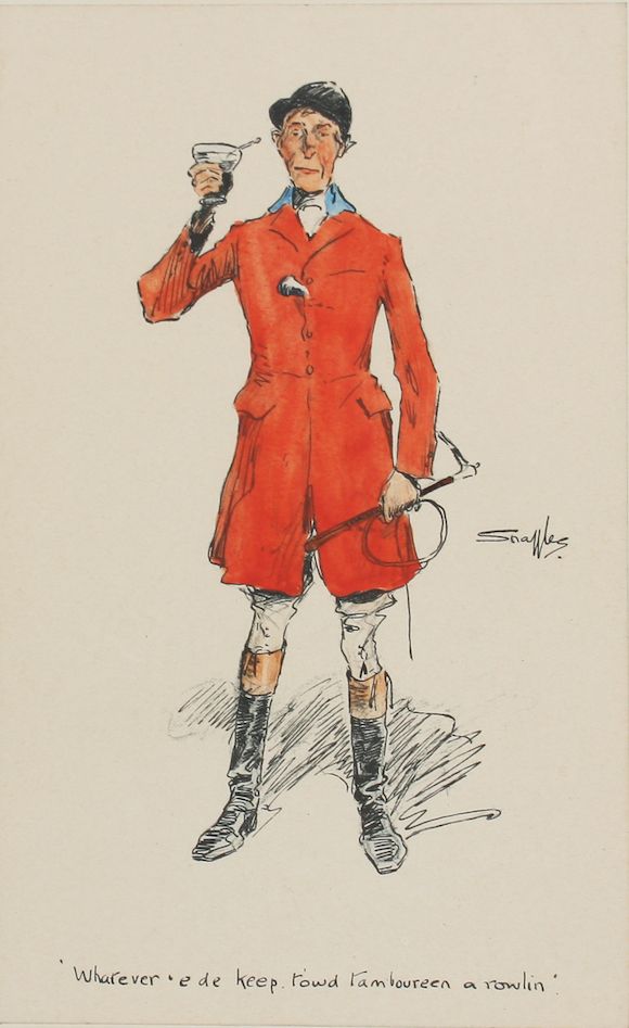 Bonhams : Charlie Johnson Payne, 'Snaffles' (British, 1884-1967 ...