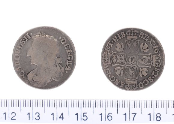 Bonhams : Scotland, Charles II, Second coinage, Quarter dollar, 1682 ...
