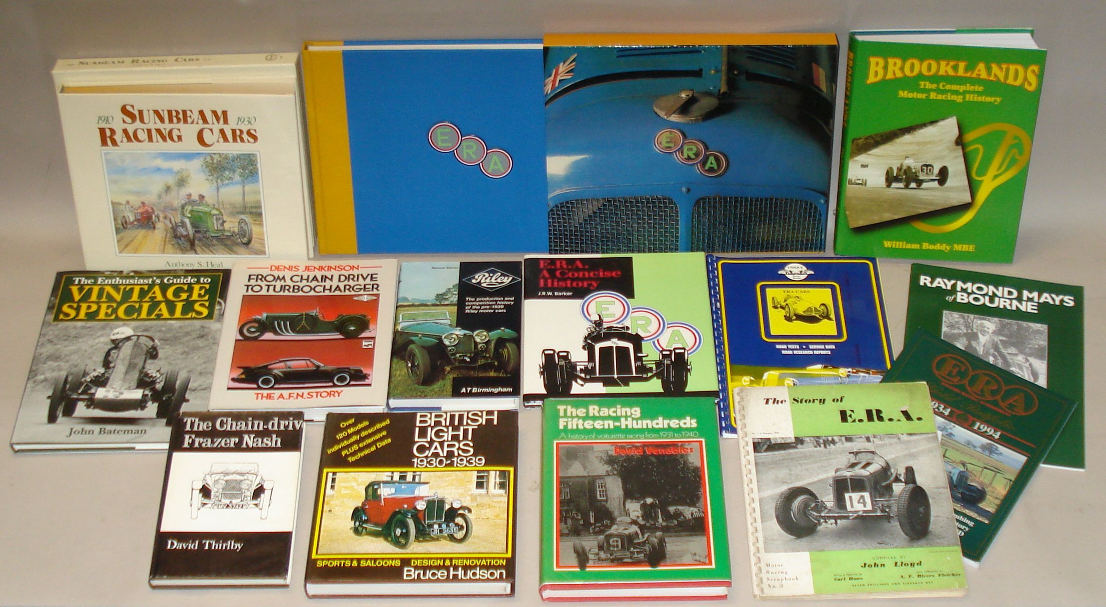 Bonhams Cars : David Weguelin: ERA - The History of English Racing ...